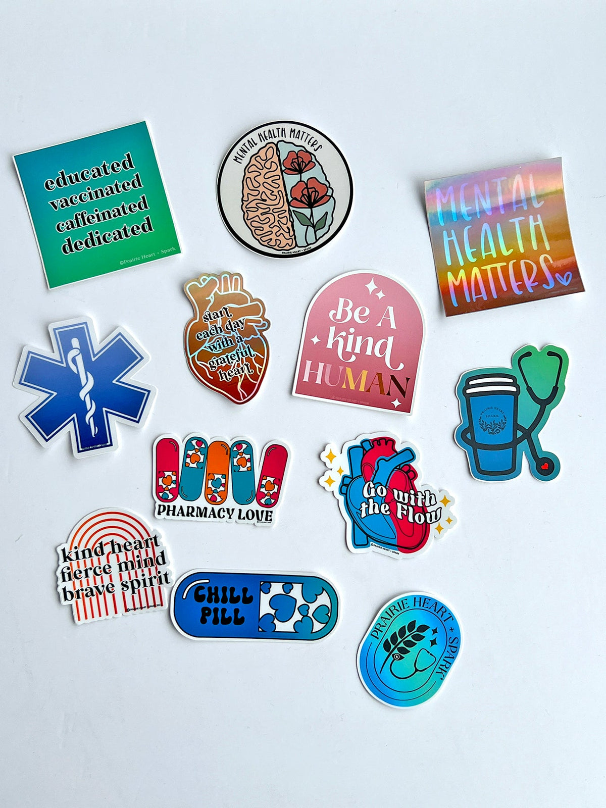 Stickers– Prairie Heart + Spark